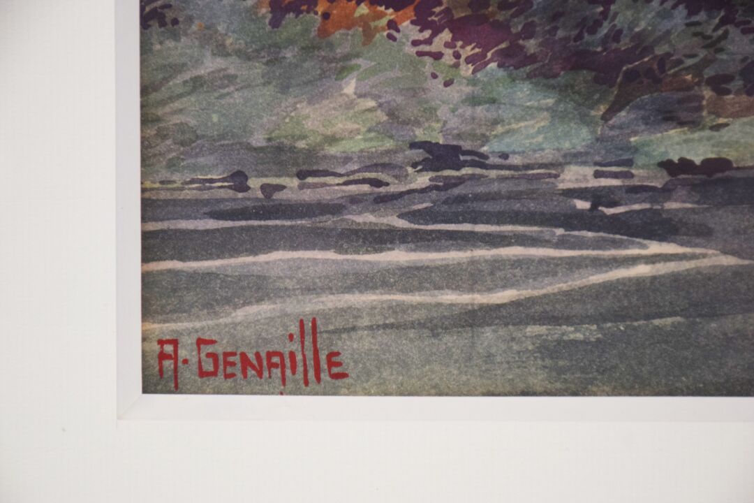 GENAILLE Alexandre (1884-1947) "Bord de - auctions & price archive